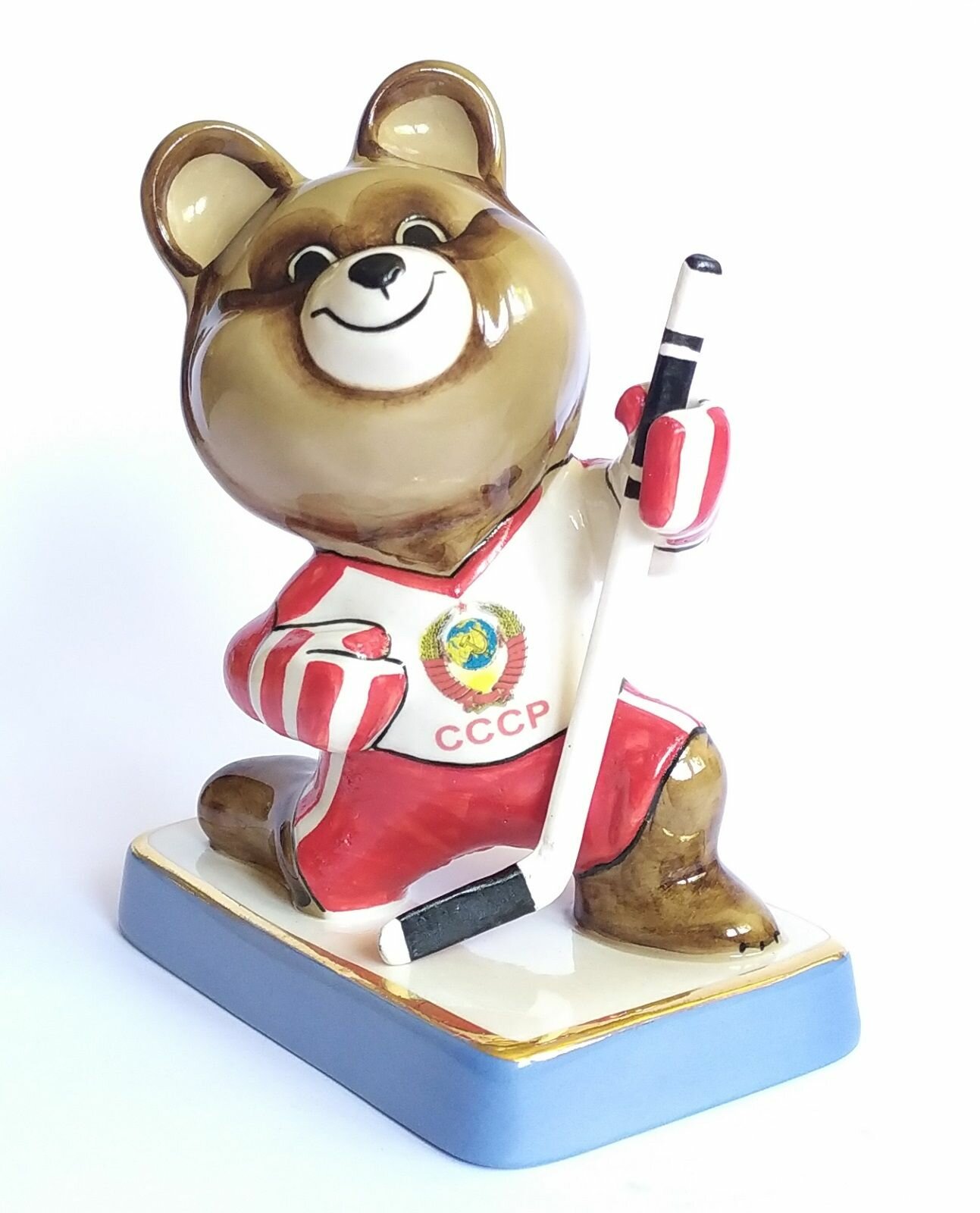 Олимпийский мишка хоккеист Б Вербилки