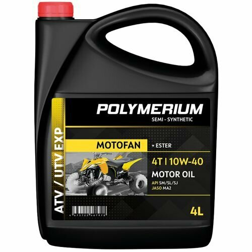 Моторное масло Polymerium MOTOFAN ATV UTV EXP 4T 10W40 4л