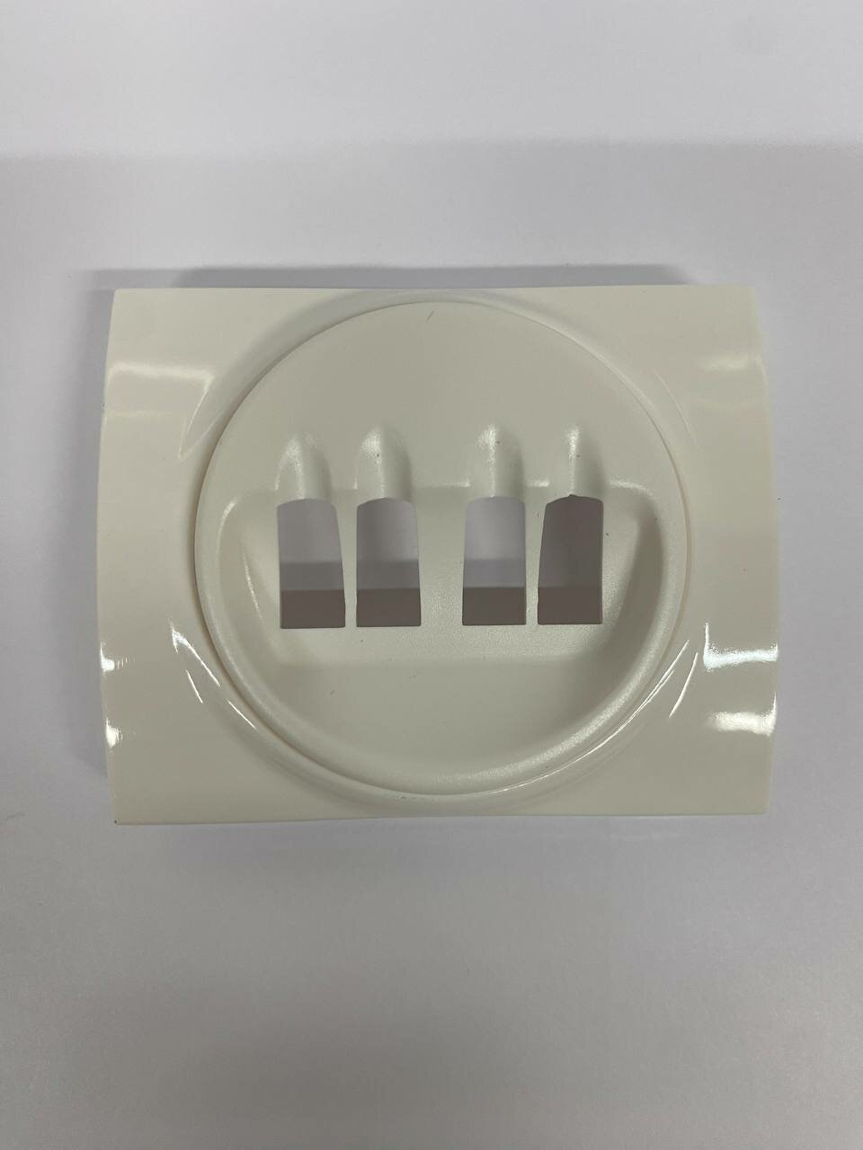 Накладка двойной акустической розетки Legrand Galea Life White 771025