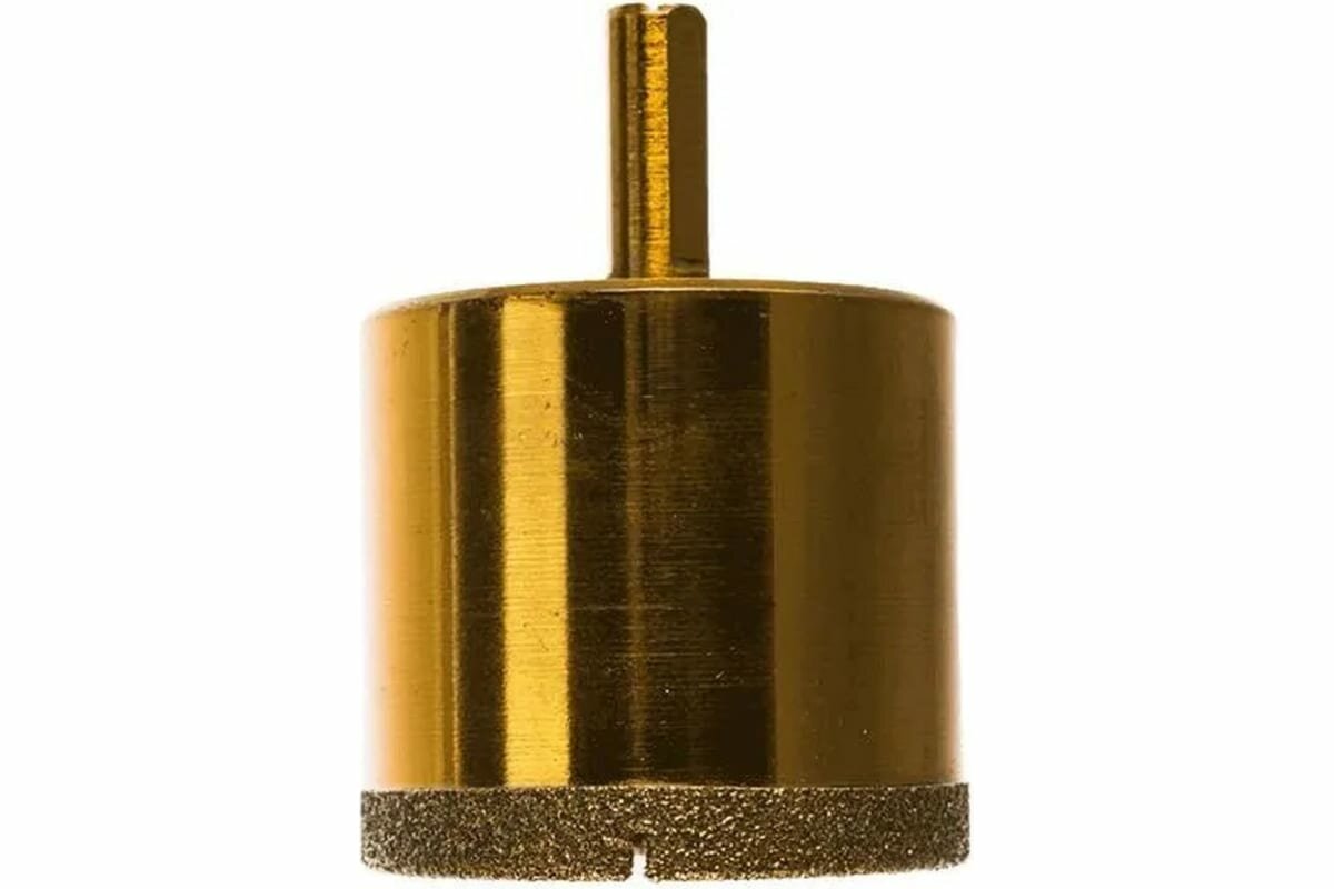 Коронка алмазная по кафелю и керамике GOLD c центрирующим сверлом стронг ø 55 мм СТК-06700055