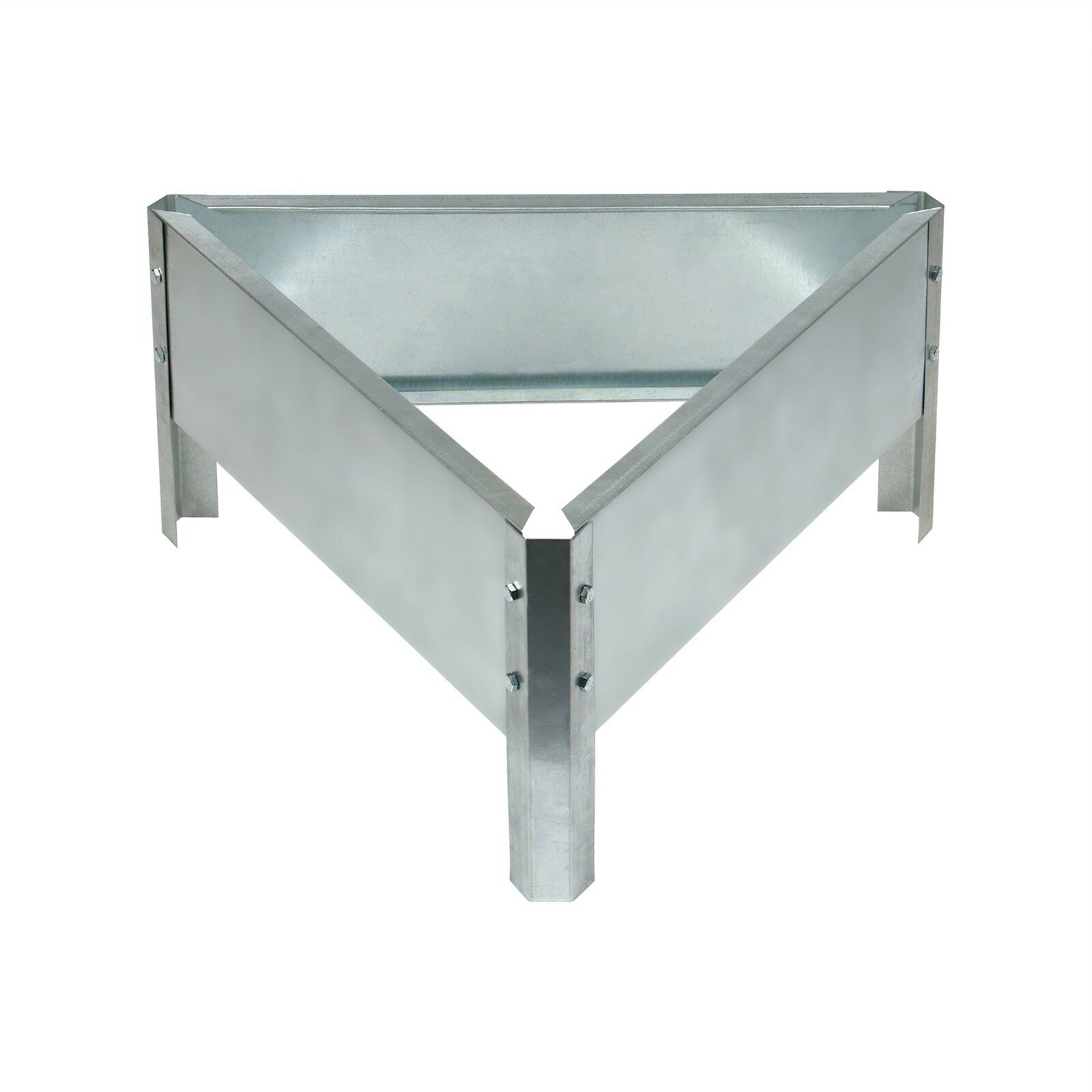 Клумба оцинкованная, 50×15 см, «Терция», Greengo