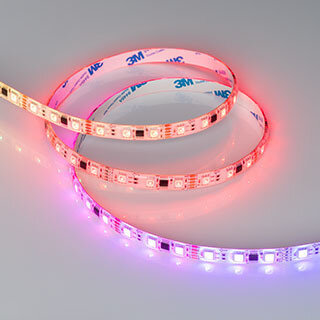 039604 Лента герметичная DMX-SE-B60-10mm 12V RGB-PX3 (14 W/m, IP65, 5060, 5m) (Arlight, -)
