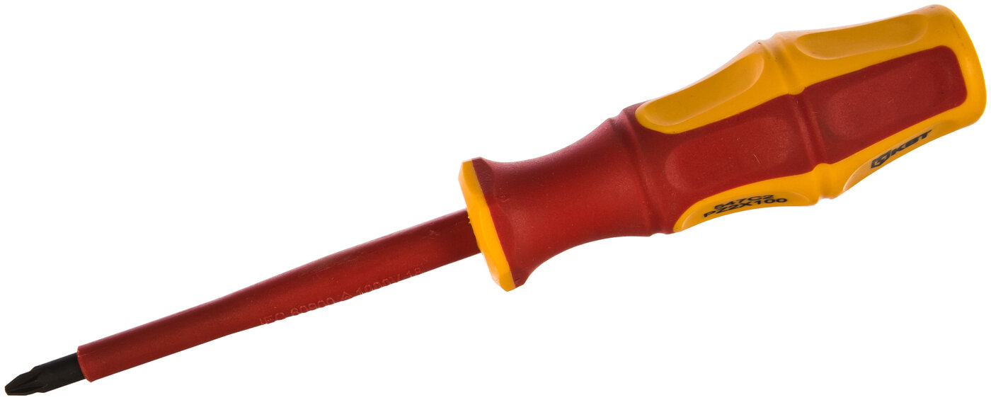 Диэлектрическая отвертка PZ2x100 КВТ Профи 78614