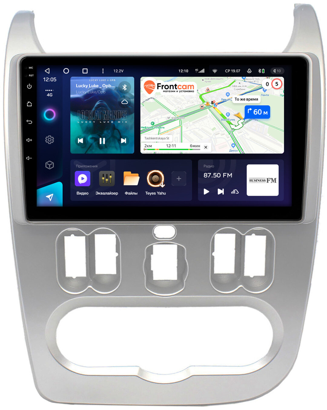 Штатная магнитола Renault Logan, Sandero 2009-2015 Teyes CC3L 4/64 9" RM-9181 Android 10 (4G-SIM, DSP, IPS)