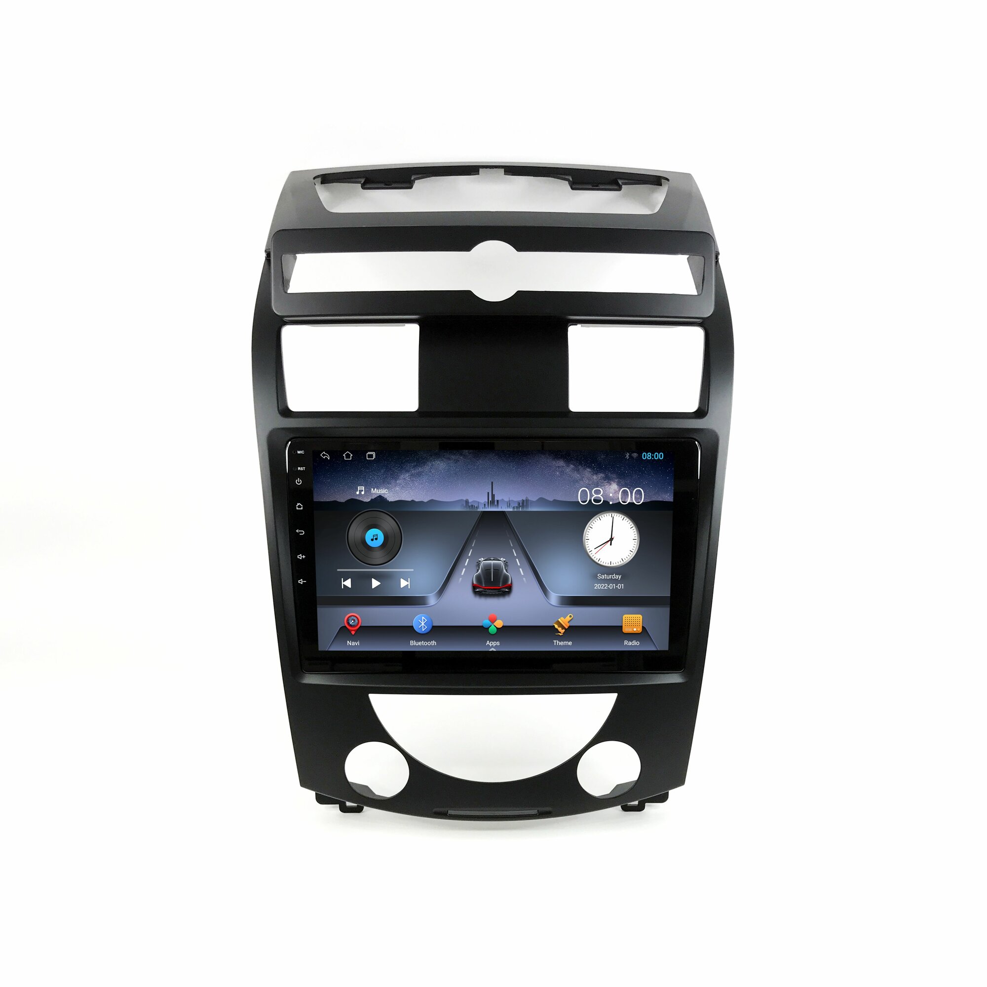 Магнитола Android для Ssangyong Rexton 2 Y250 2006-2012 QLED 2/32GB