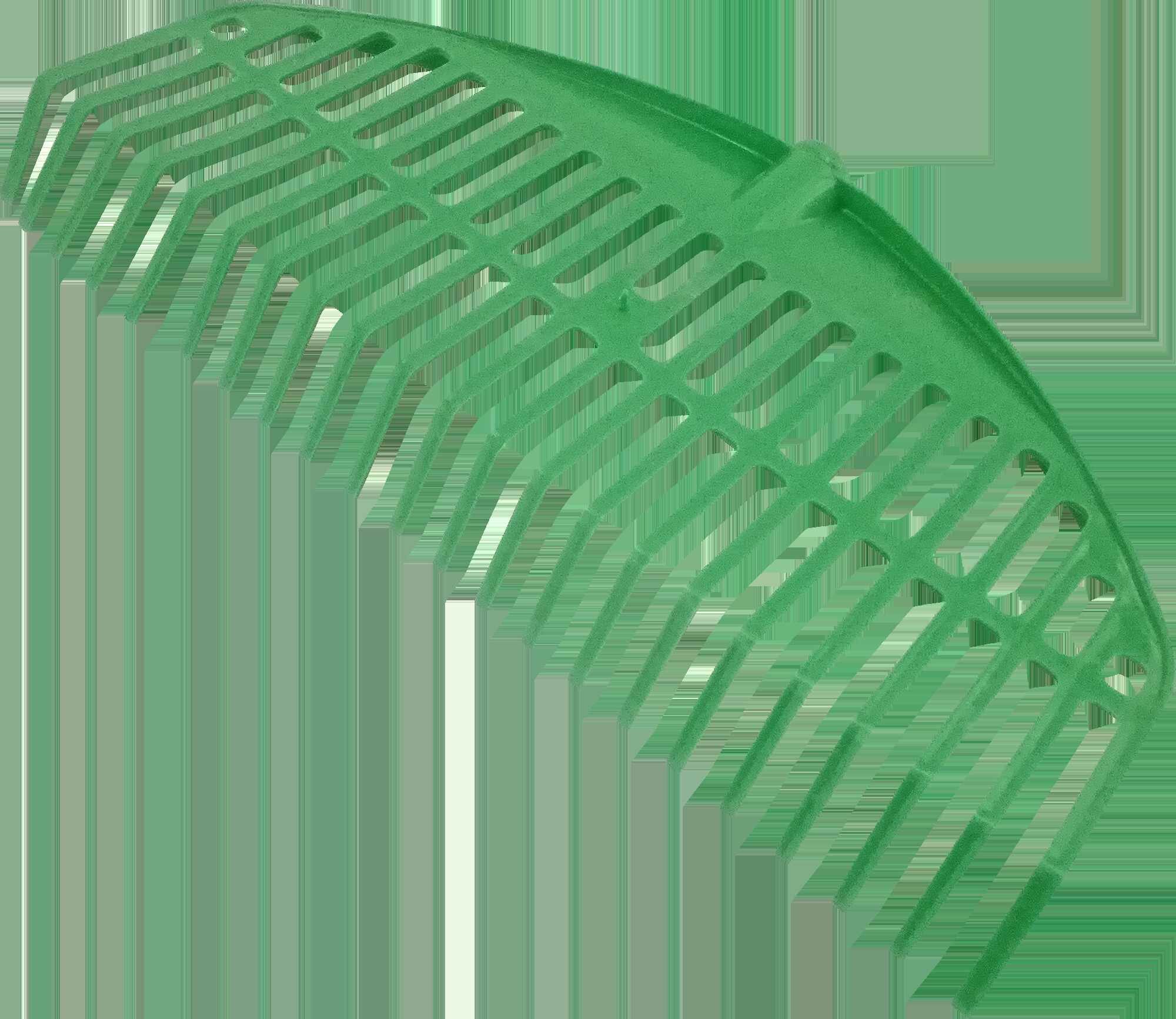 Грабли веерные Оазис 22 зуба 44 см пластик, без черенка