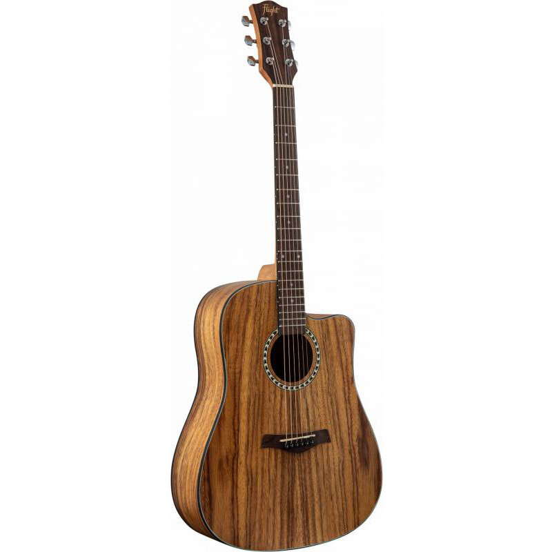 Акустическая гитара Flight D-155C TEAK NA