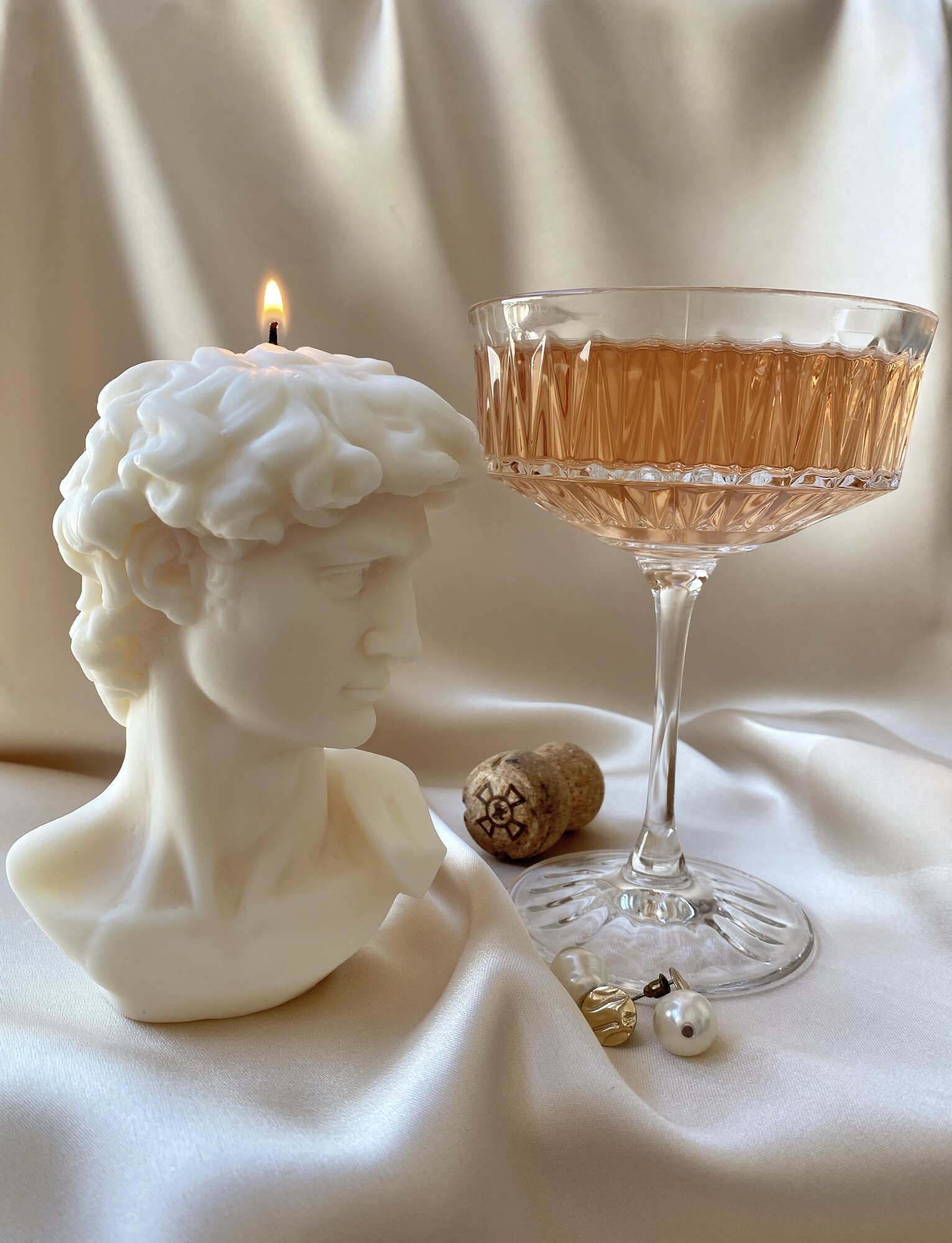 Свеча интерьерная декоративная INSIDE YOU ” Давид “, 15х4х10 см