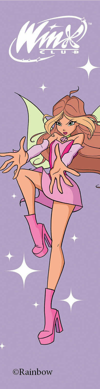 Закладка с резинкой Winx Флора (46)