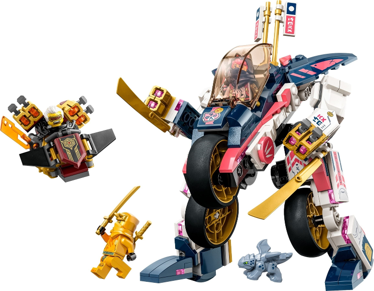 Конструктор LEGO Ninjago 71792 Sora's Transforming Mech Bike Racer, 384 дет.