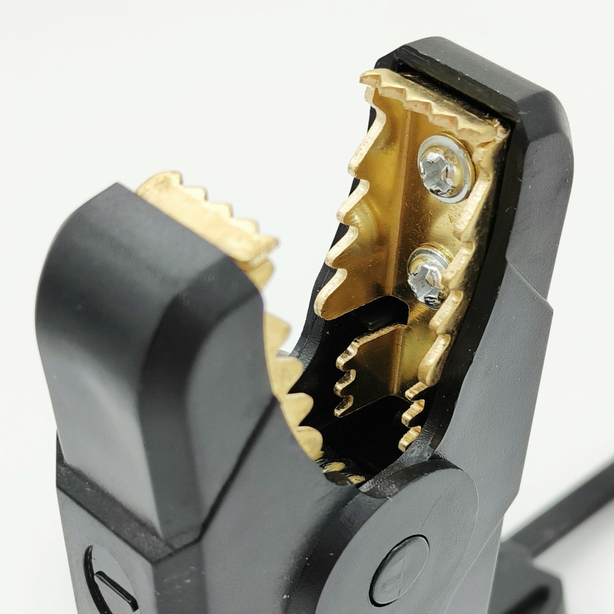 Зажим крокодил 133мм, 500а, 2 штуки красный+черный