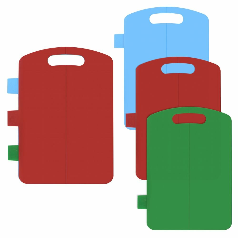 Набор разделочных досок , нескользящие, полипропилен, 3 доски