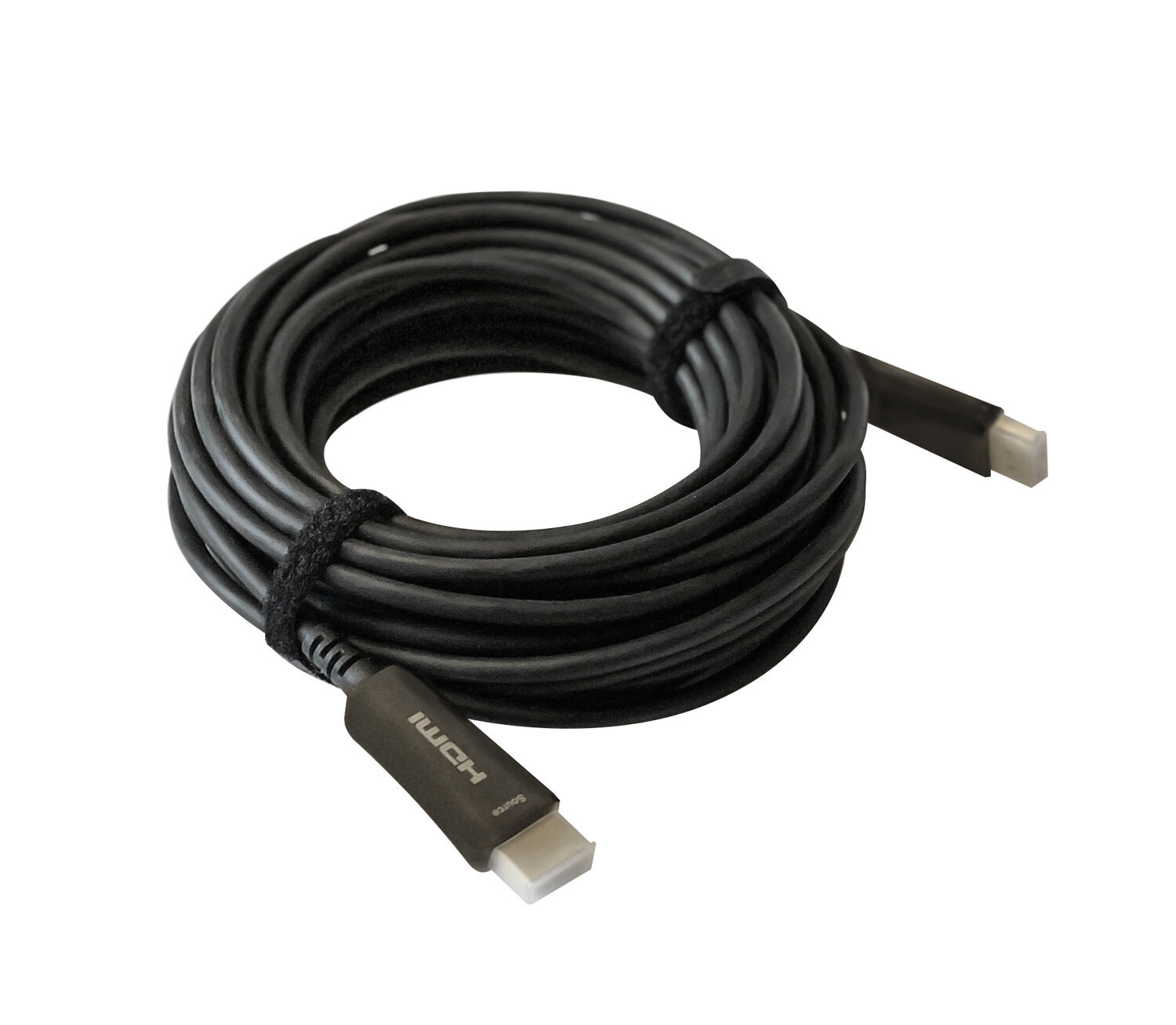 Аудио кабель Digma, видео HDMI 2.0, 30м. позолоч. конт. черный (BHP AOC 2.0-30)