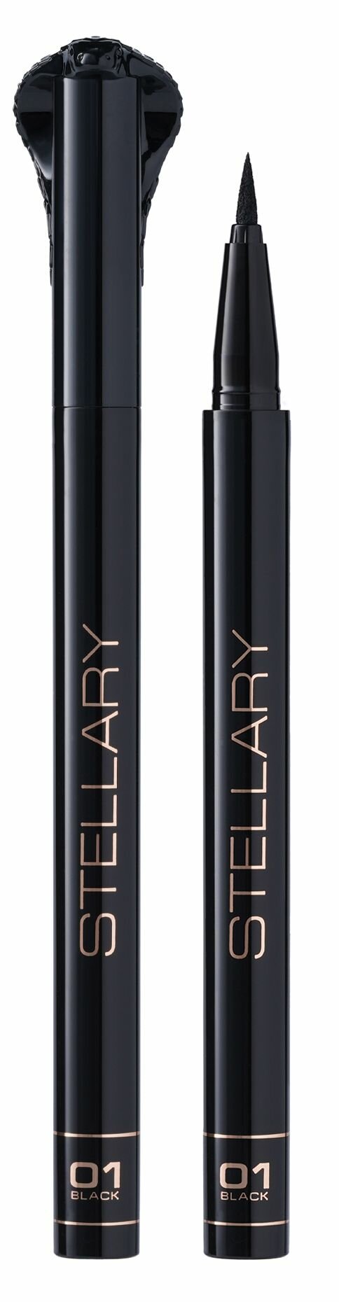 STELLARY Подводка фетровая для глаз Hypnotic Cobra, 5 г, 01 Черная
