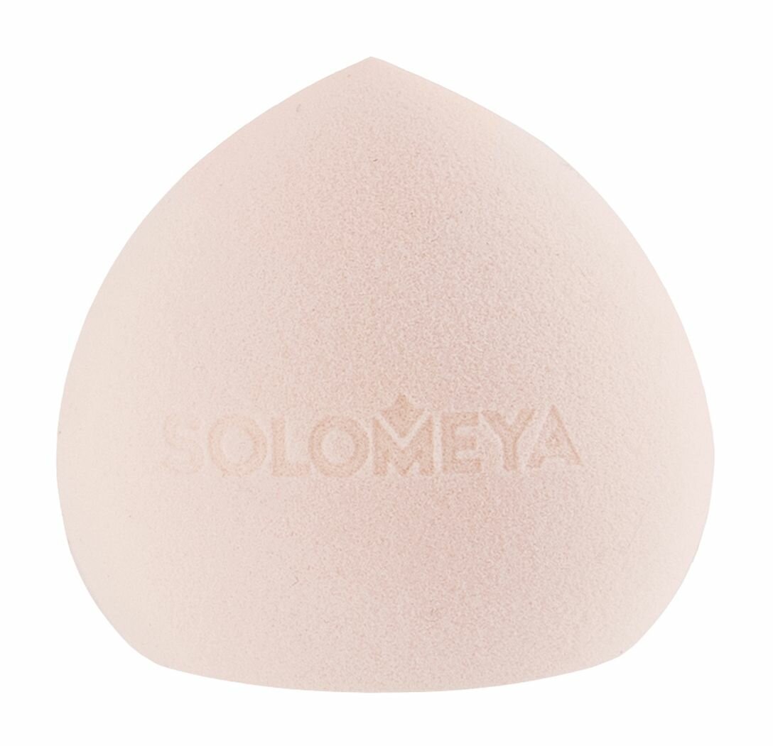 SOLOMEYA Спонж для макияжа супер мягкий косметический, 29 г, Персик