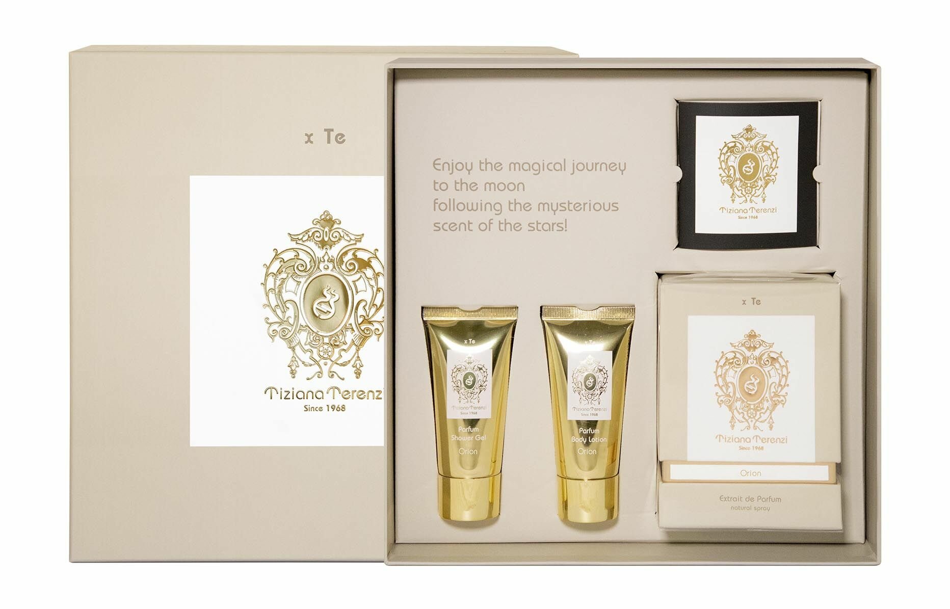 TIZIANA TERENZI Orion Набор (Духи 100 мл + Гель для душа 50 мл + Лосьон для тела 50 мл)