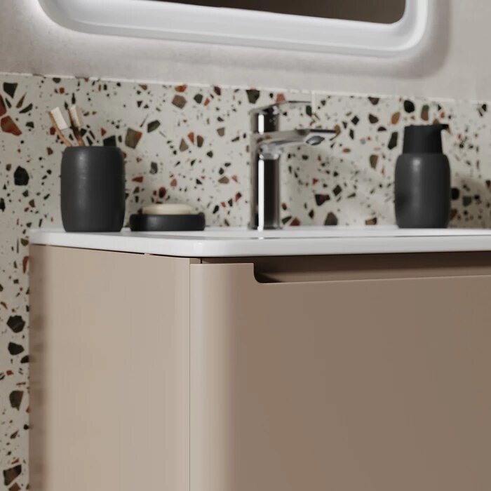 Тумба с умывальником, подвесная, 60 см, капучино, Edifice, IDDIS, EDI60C0i95K подходит умыв. 010600