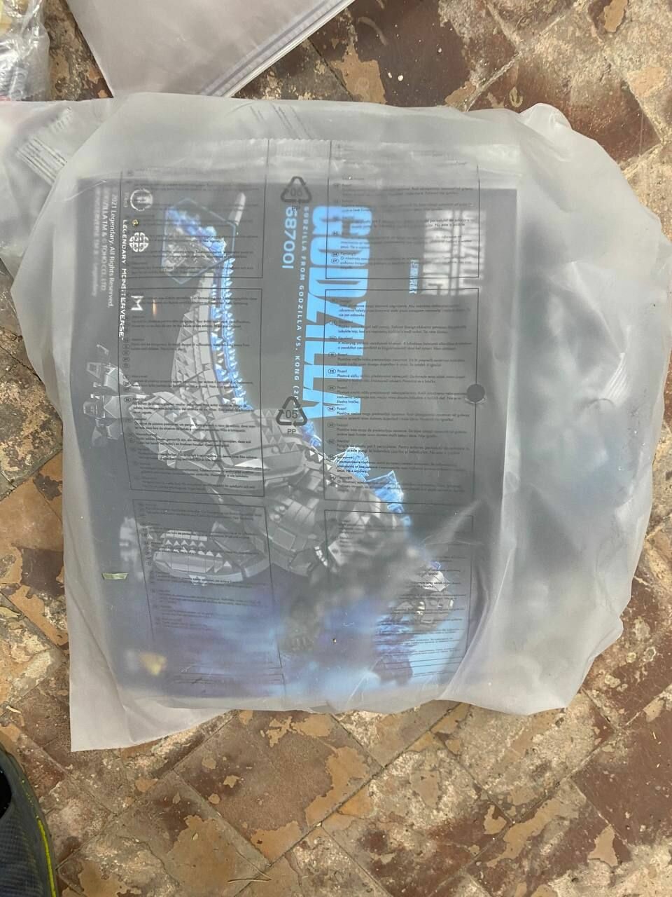 Конструктор набор Godzilla Фигура Годзилла 2106 деталей. Товар уцененный