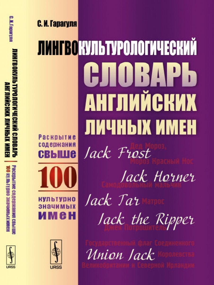 Лингвокультурологический словарь английских личных имен: Раскрытие содержания свыше 100 культурно значимых имен