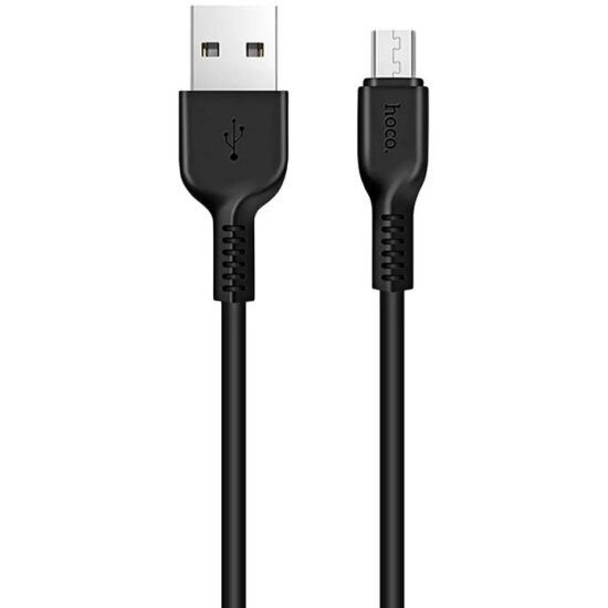 Кабель USB2.0 Hoco AM/MicroUSB, 2А, X13, 1м, черный