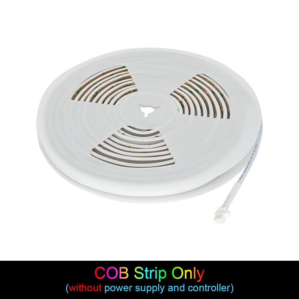 Светодиодная лента COB 24V, 5м, Черный корпус