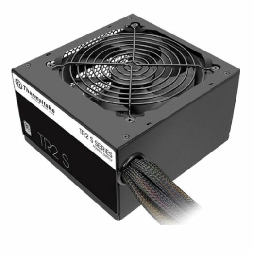 Блок питания THERMALTAKE TR2 S (PS-TRS-0650NPCWEU-2) черный - 650 Вт, ATX 24-пин, 4 pin + 4 pin CPU, 5 SATA, 2 x 6+2 pin PCI-E