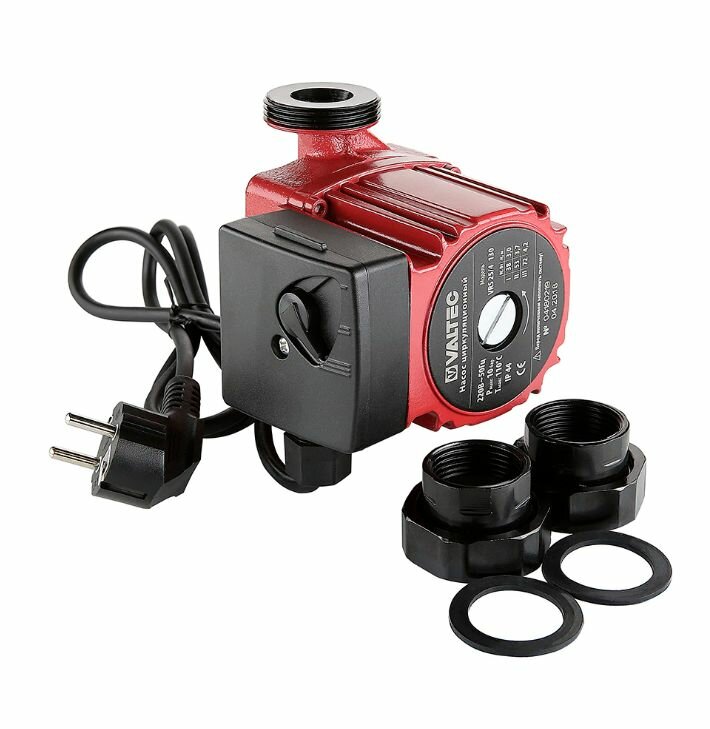 Циркуляционный насос VALTEC RS 25/4-130 с гайками