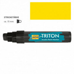 Жёлтый светлый художественный акриловый маркер "Solo Goya" Triton" 15,0 мм
