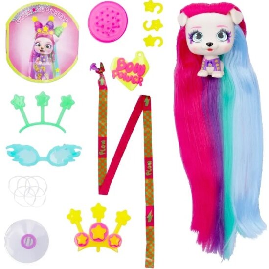 Фигурка Imc Toys 714779 VIP Pets BOW POWER Модные щенки GWEN