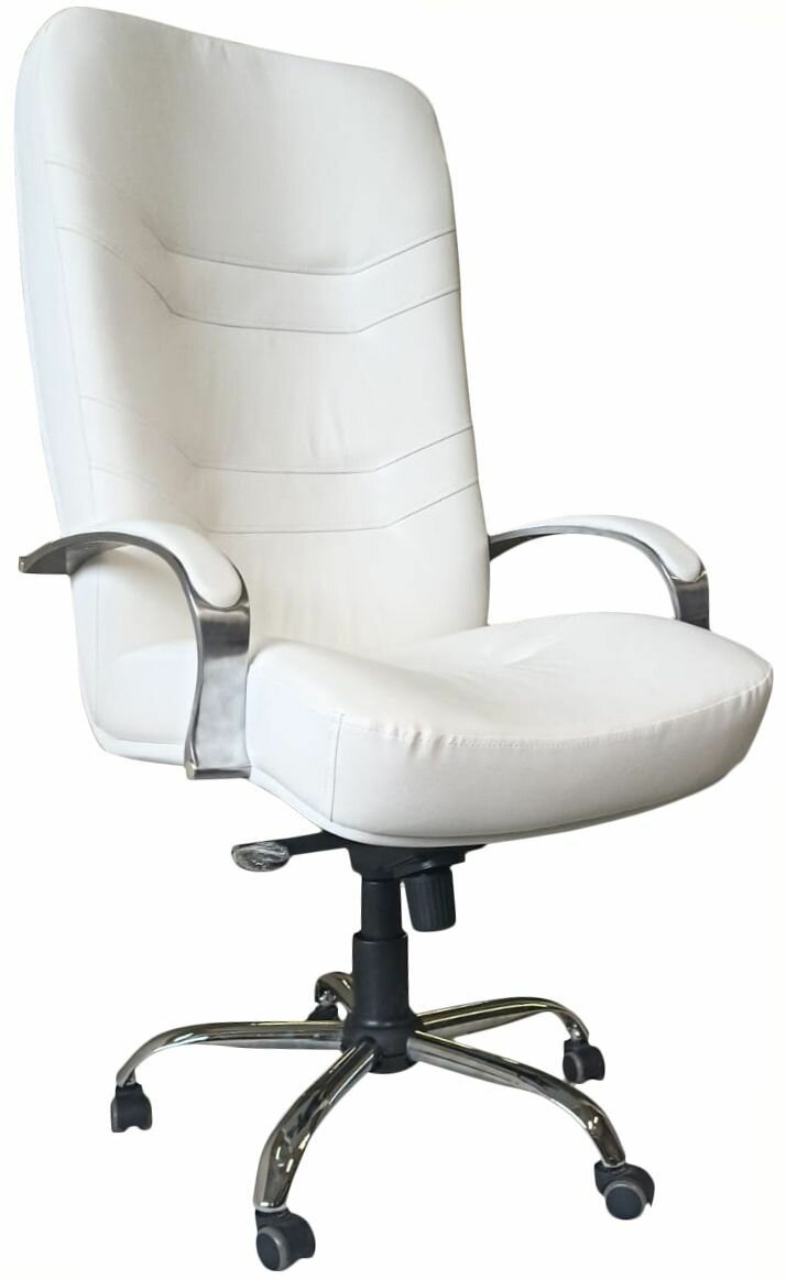 Министр Хром натуральная кожа мадрас белая