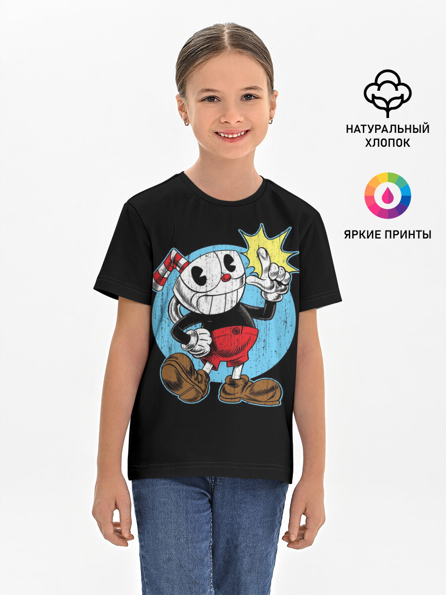 Футболка хлопковая детская CUPHEAD | КАПХЕД