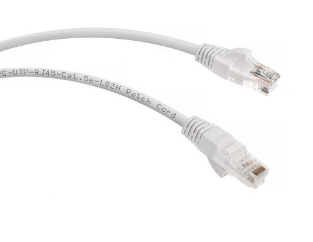 Кабель патч-корд UTP 5e кат. 0,3м. Cabeus PC-UTP-RJ45-Cat.5e-0.3m-LSZH