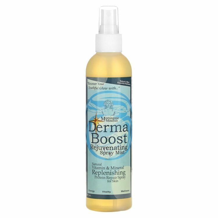 Morningstar Minerals, Derma Boost, Rejuvenating Spray Mist, Восстанавливающий спрей для кожи и волос, 240 мл