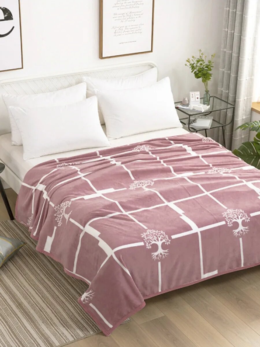 Плед 200х220 евро на кровать Lindo