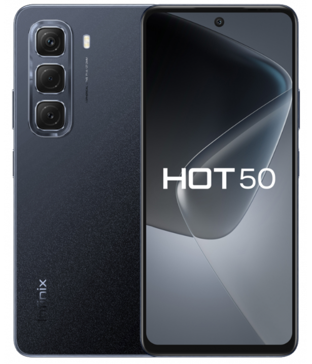 Смартфон Infinix HOT 50 6/256Gb черный