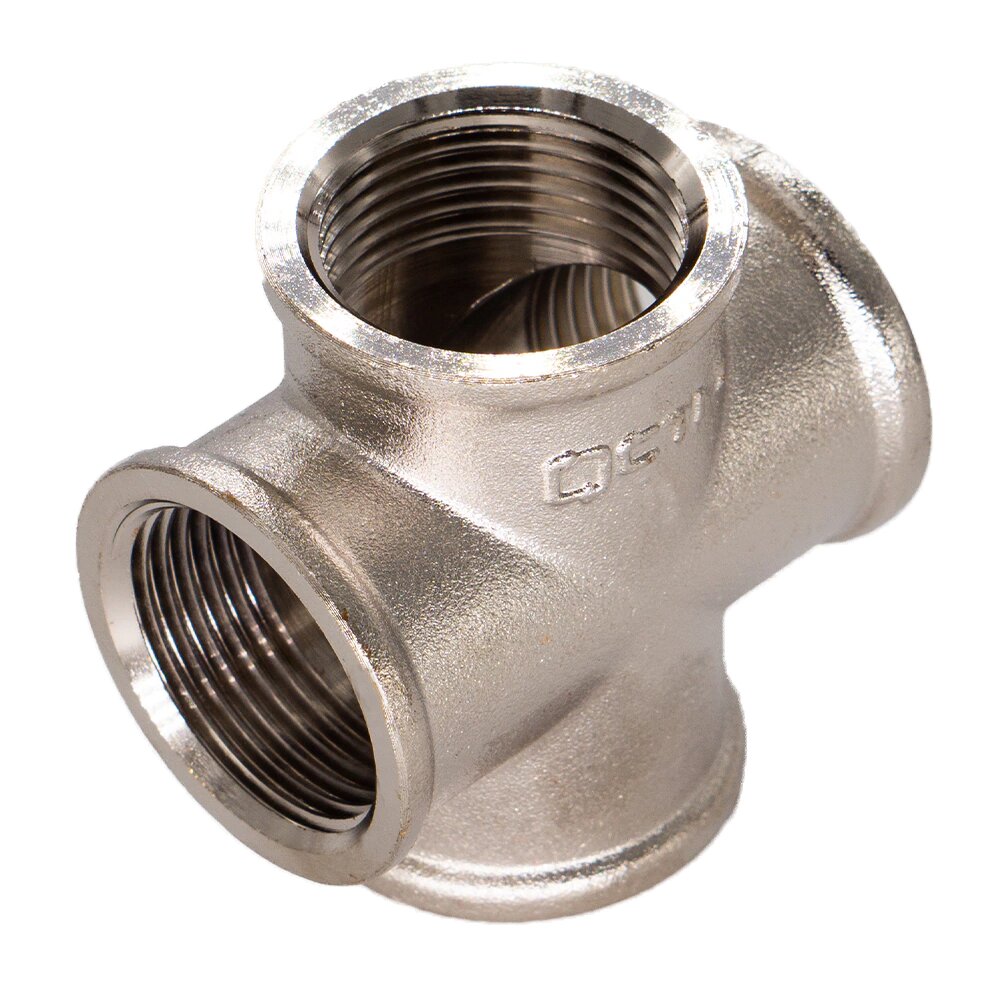 Крестовина СТМ 1/2 ВР латунь