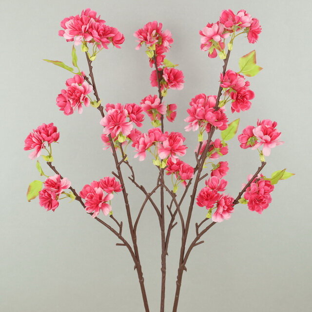 Искусственная ветка Цветущий Персик 76 см фуксия, Kaemingk (Кейминг), 804071