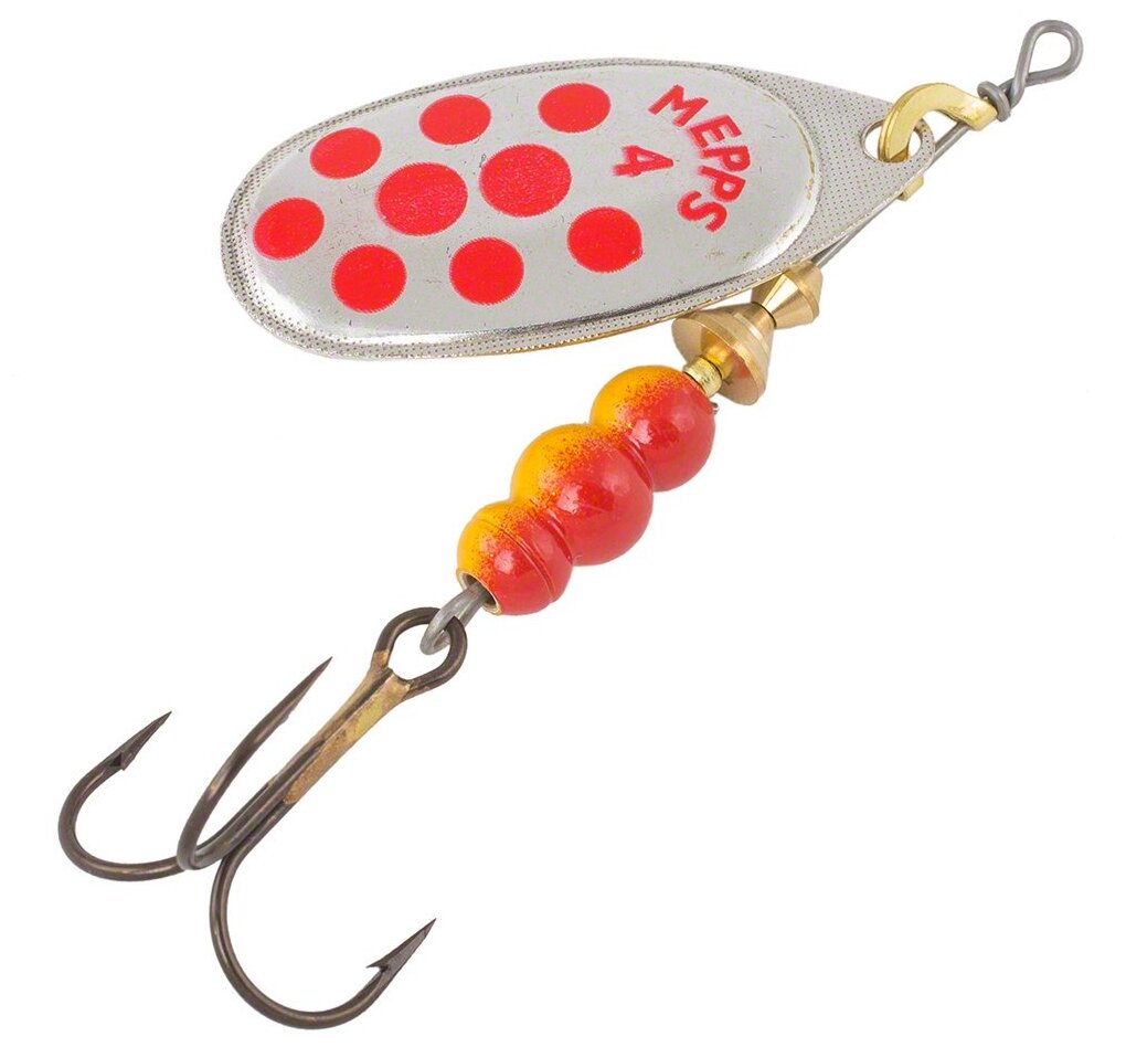 Блесна вращающаяся MEPPS Aglia PTS 9.0г №4 #S red