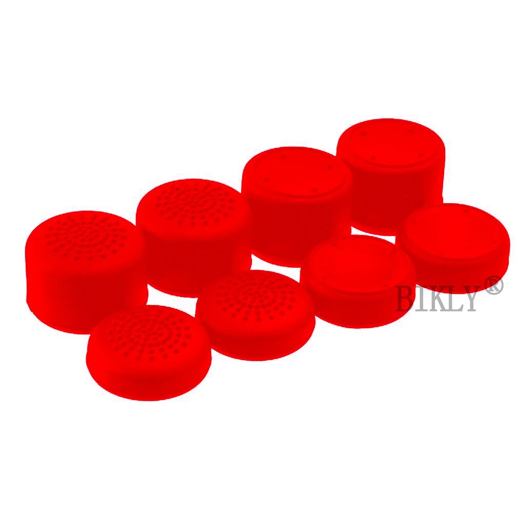 Аналоговые колпачки для джойстика BIKLY, red, 8 шт.