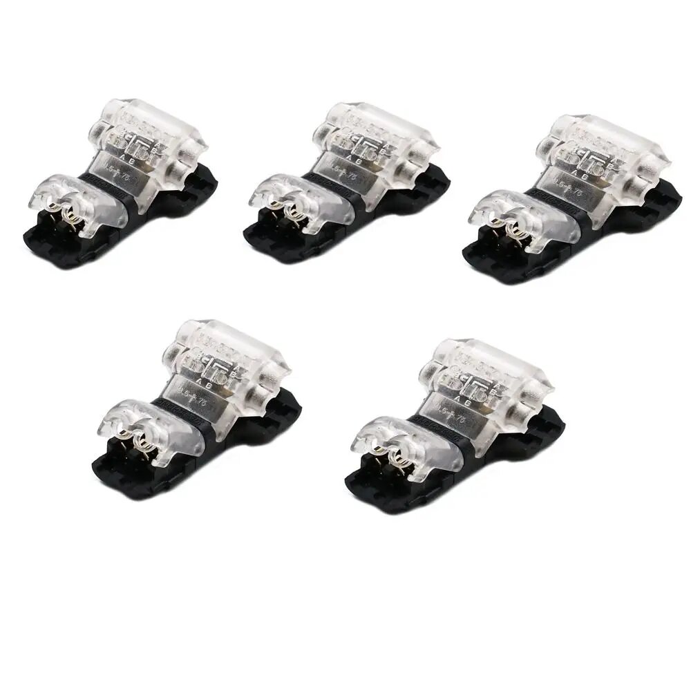 Универсальный 5 шт. съемный Т-образный разъем с рычагом, клеммная колодка, кабельный зажим, разъем для проводов, зачистющий разъем