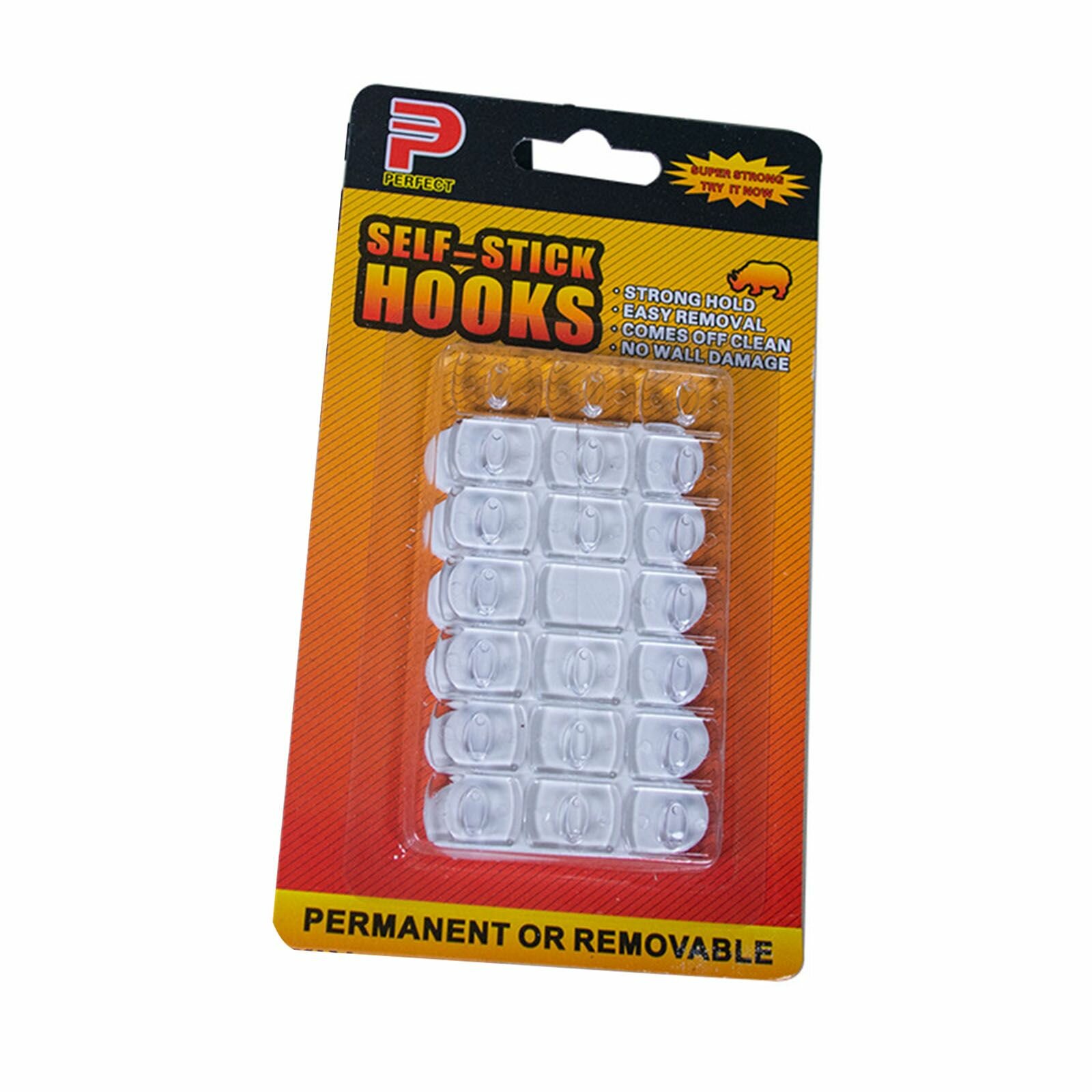 Крюк, Набор из 20 бесследных мини-клеящихся крючков-маленьких