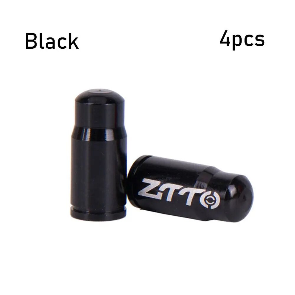 Крышки клапанов для велосипеда ZTTO, 4 шт, черные