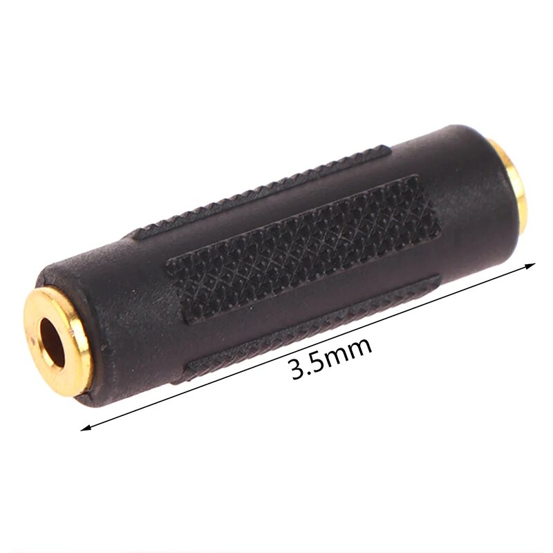 Разъем 3,5 мм, стерео соединитель, гнездо-гнездо, аудио Столярный адаптер, конвертер, гнездо, стерео соединитель, адаптер
