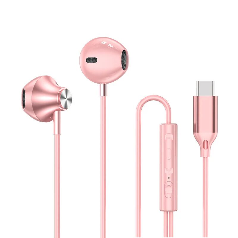 Проводные наушники Samsung HiFi для Galaxy Pink Type C