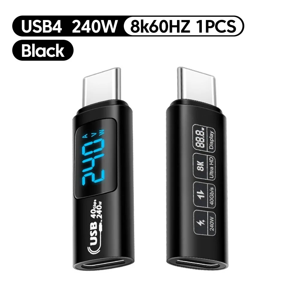 USB4 240W 8K 60Hz Black