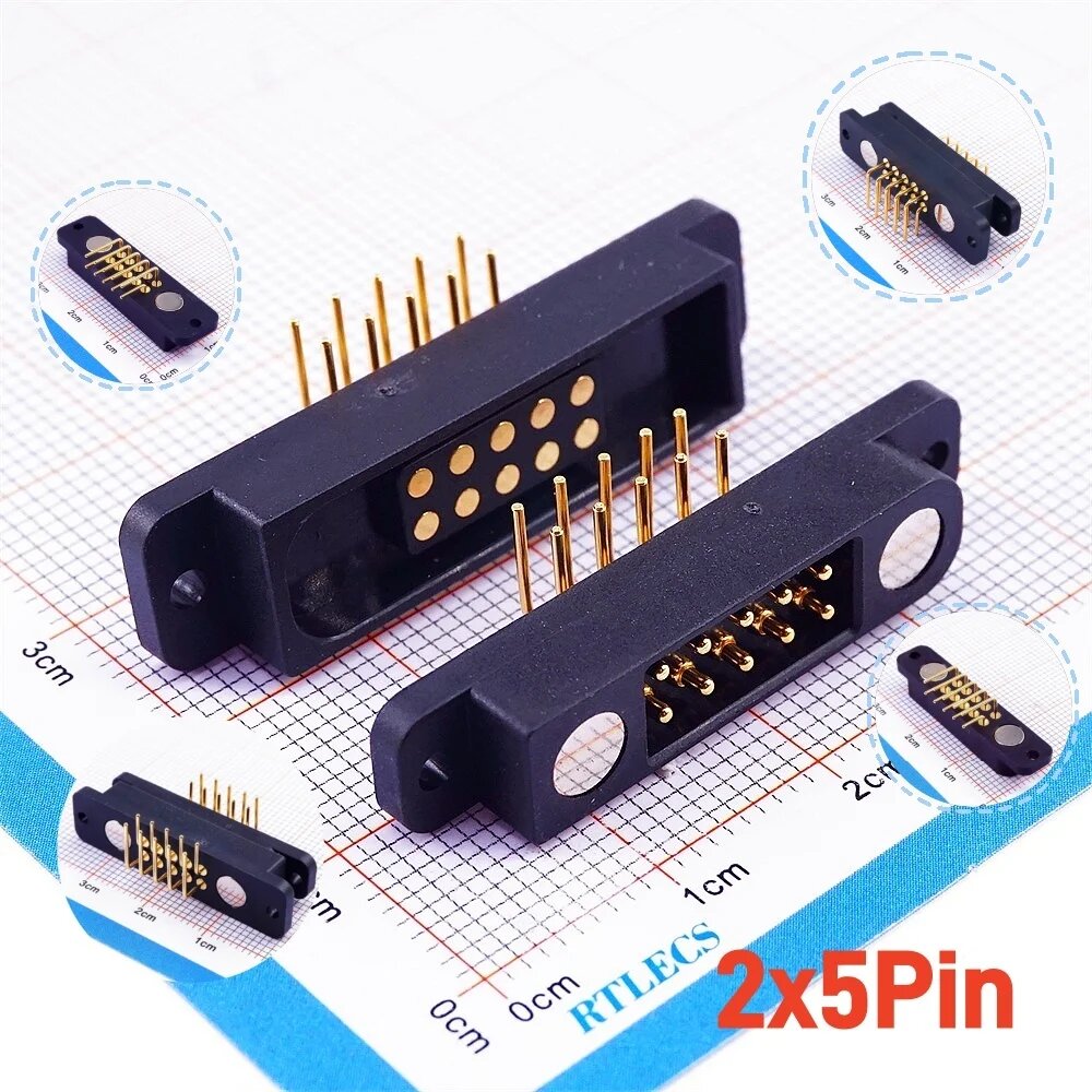 1/3/5/20/50 шт. двухрядный сильноточный магнитный разъем Pogo Pin 8, 10, 12, 14, 20-полюсный штекер, гнездо, шаг 2,54 мм, зарядка постоянного тока