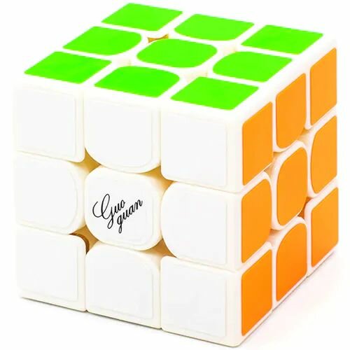 Кубик Рубика MoYu 3x3 GuoGuan YueXiao Белый / Развивающая головоломка