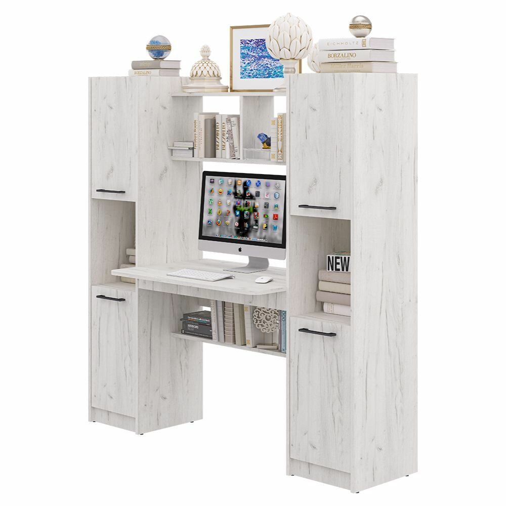 Стол компьютерный Фронда-5, Дуб крафт светлый