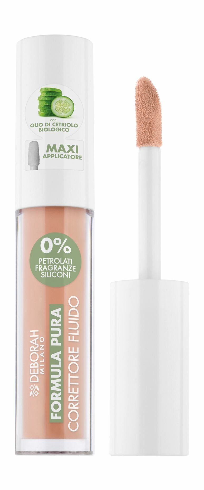 DEBORAH MILANO Консилер жидкий Formula Pura Fluid Concealer, 4,98 г, 01