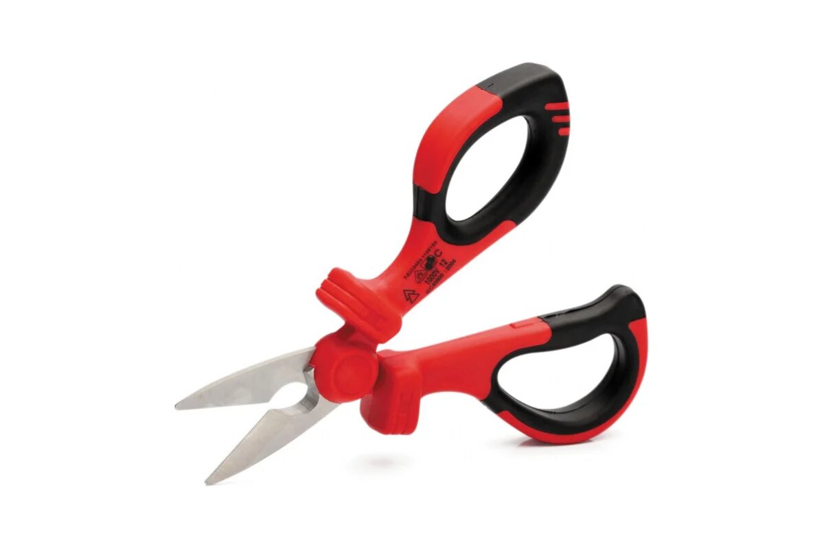 КВТ изолированные ножницы НИУ-02 62151 для монтажа кабелей, электропроводки